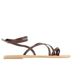 ANCIENT GREEK SANDALS Morfi Sandals Chestnut