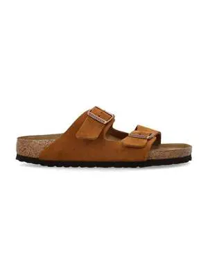 BIRKENSTOCK Arizona Suede Sandals - Mink