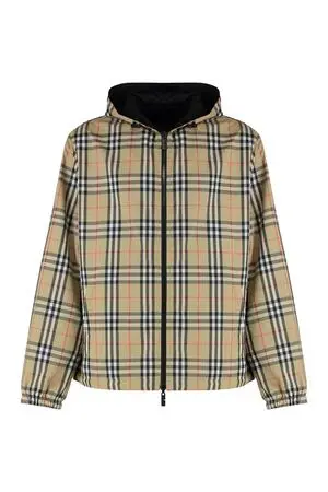 Burberry Reversible Windbreaker Jacket - Beige