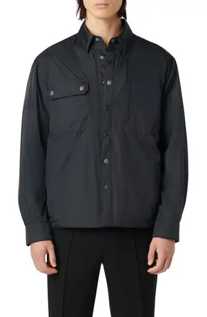 Bugatchi Water Resistant Nylon Shirt Jacket