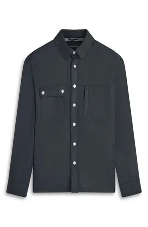 Bugatchi Water Resistant Nylon Shirt Jacket