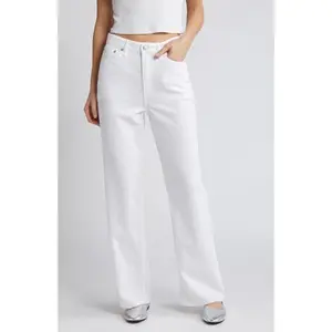 Rag & Bone Featherweight Logan Mid-rise Wide-leg Jeans