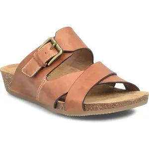 COMFORTIVA Gervaise Slide Sandal - Ginger Tan