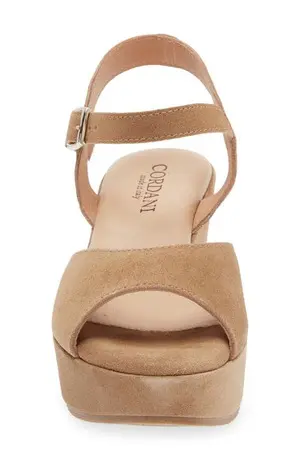 Cordani Ryder Ankle Strap Platform Wedge Sandal