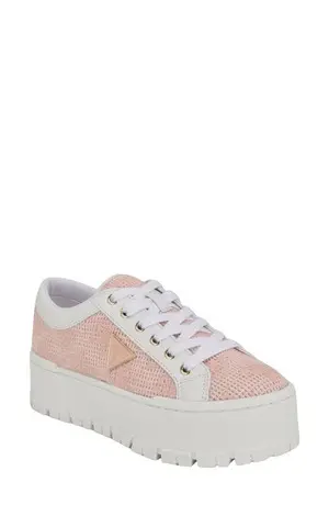 Guess Tesie Platform Sneakers Pink
