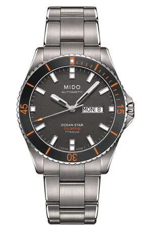 MIDO Ocean Star Diver Bracelet Watch - Grey
