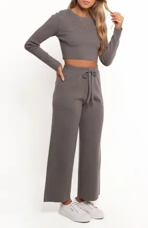 Petal & Pup Ribbed Sweatpants For Women