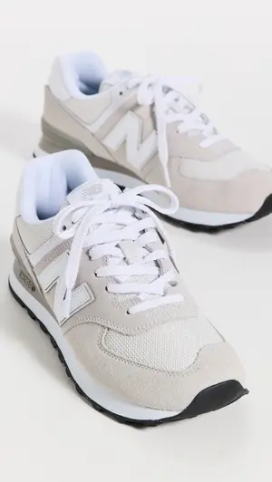 NEW BALANCE 574 Lifestyle Sneakers - Grey/white