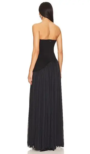 LOVERS AND FRIENDS Alice Strapless Gown - Black