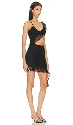 MORE TO COME Payton Ruffle Mini Dress