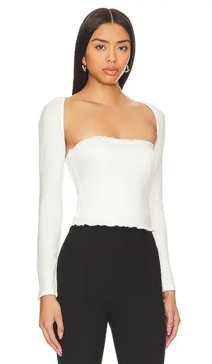 MORE TO COME Vera Shrug Set - White