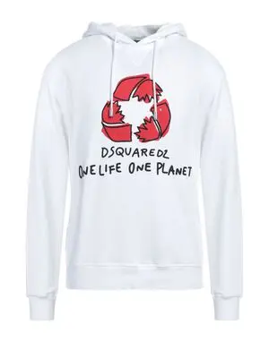 Dsquared2 Cotton Blend Sweatshirt - White