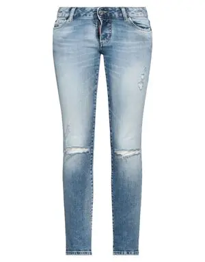 Dsquared2 Jeans In Cotton And Elastane - Blue
