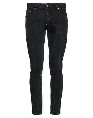 Dsquared2 Black Wash Bottoms For Men