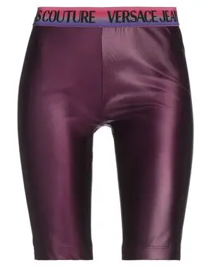 Versace Shorts & Bermuda Shorts Plum Size Polyamide, Elastane