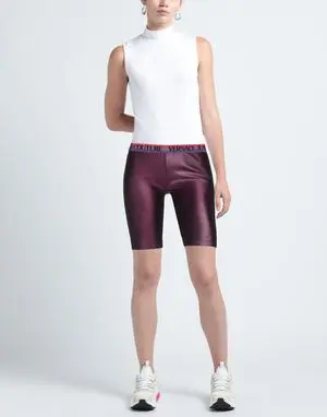 Versace Shorts & Bermuda Shorts Plum Size Polyamide, Elastane
