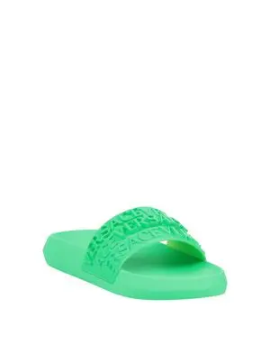 Versace Rubber Pool Slides - Green