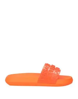 Versace Rubber Pool Slides - Orange