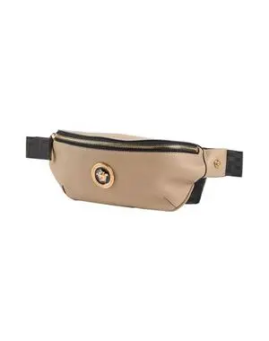 Versace Khaki Calfskin Belt Bag - Beige