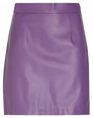 8 BY YOOX Lambskin Mini Skirt