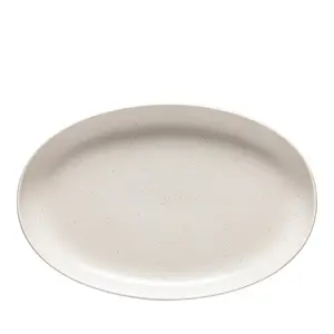 COSTA NOVA Pacifica 16 Oval Stoneware Platter - Vanilla