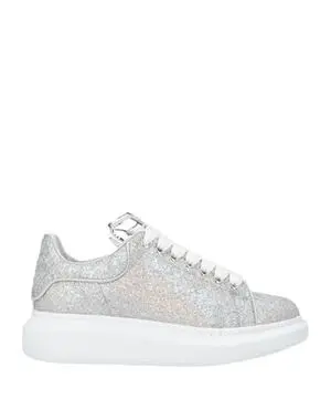 Alexander McQueen Sneakers Size Textile Fibers - Silver