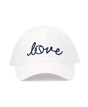 AME & LULU Love Stitched Heads Up Baseball Cap - No Color