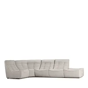 GIUSEPPE NICOLETTI Trattino 5 Piece Power Reclining Sectional - Riccio Tortora