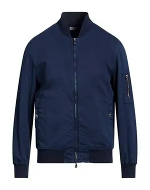 Brunello Cucinelli Denim Bomber Jacket - Navy