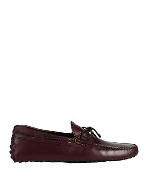 TOD'S Loafers In Leather Deep Purple