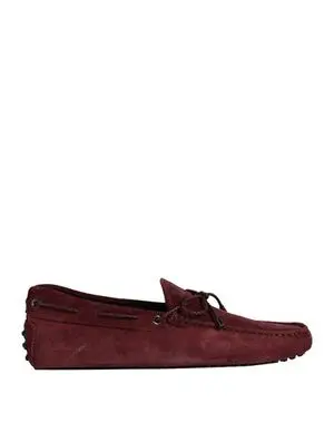 TOD'S Loafers In Leather Plum