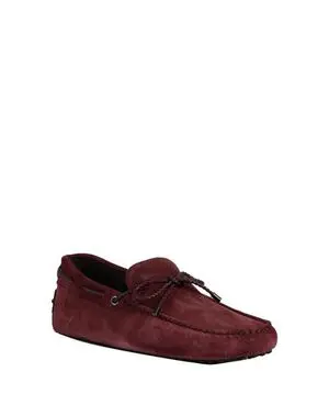TOD'S Leather Loafers - Purple