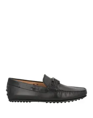 TOD'S Leather Loafers - Black
