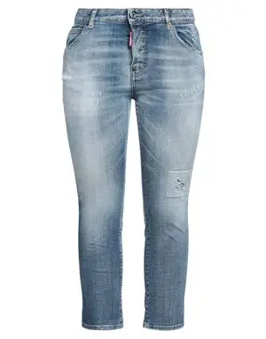 Dsquared2 Skinny Fit Jeans With Faded And Distressed Details