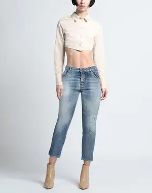 Dsquared2 Skinny Fit Jeans With Faded And Distressed Details
