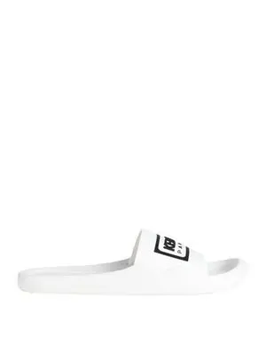Kenzo Rubber Pool Slides With Logo - White
