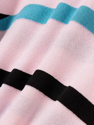LOUISA BALLOU Cruise Striped Knitted Sweater