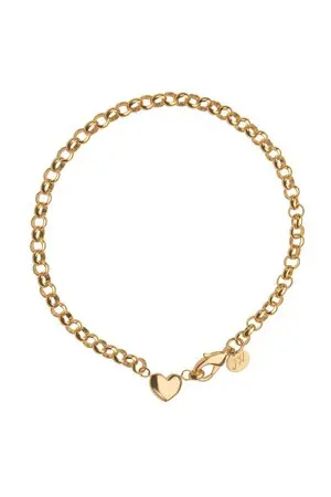 JANE WIN A Little Bit Of Love Rolo Chain - Gold