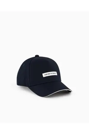 Emporio Armani Canvas Baseball Cap - Navy