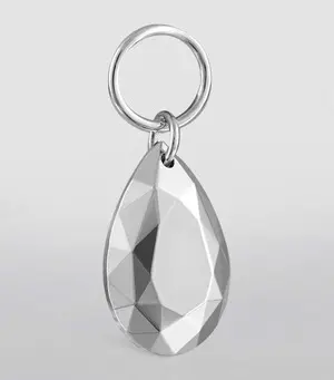 MARIA TASH Faceted Pear Charm - White