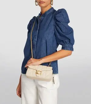 COACH Quilted Leather Tabby Shoulder Bag