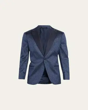 Giorgio Armani Silk Jacquard Blazer