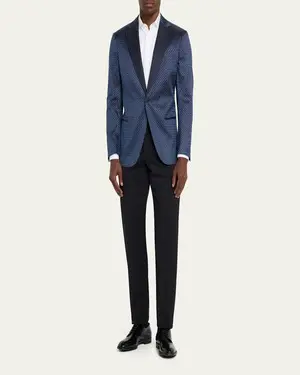 Giorgio Armani Silk Jacquard Blazer