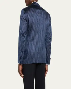 Giorgio Armani Silk Jacquard Blazer
