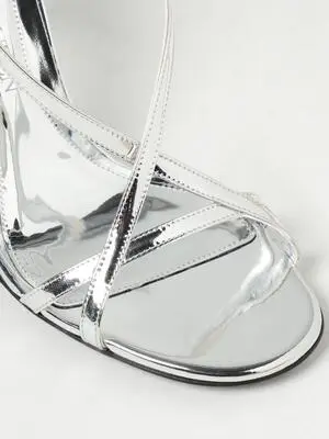 Alexander McQueen Metallic Heeled Sandals