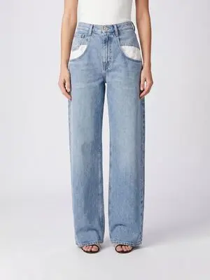 MAISON MARGIELA Wide Leg Jeans - Denim