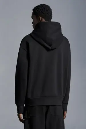 Moncler X Roc Nation By Jay-Z Logo Motif Hoodie - Black | Editorialist