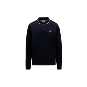 Moncler Long Sleeve Polo Shirt