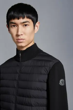 Moncler Padded Zip-up Cardigan - Black