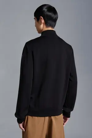 Moncler Padded Zip-up Cardigan - Black